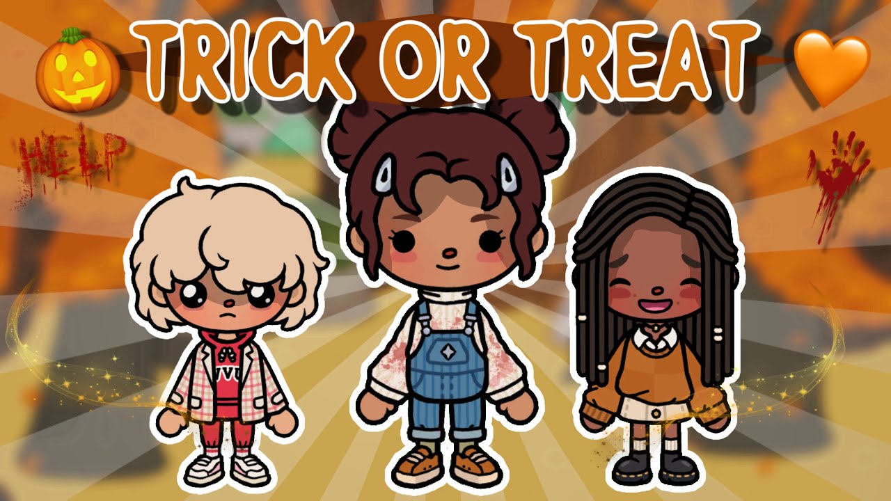 Trick or Treat 👻🍭 Movie 👻🍭 WITH VOICES 👻🍭 Toca Shimmer - YouTube