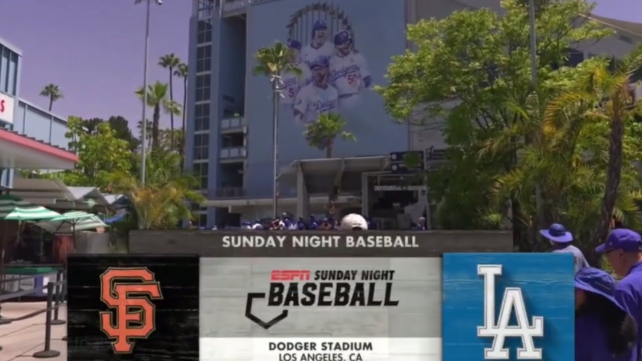 Giants vs Dodgers MLB On ESPN Intro/Theme 6/15/25 | MLB 2025 - YouTube