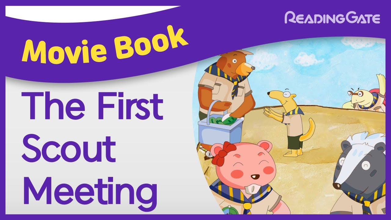 The First Scout Meeting l Movie Book l English Story l Adventure l Kids ...