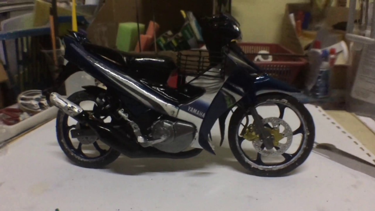 RESTORATION OF YAMAHA 125zR GP TO MINI EDITION - YouTube