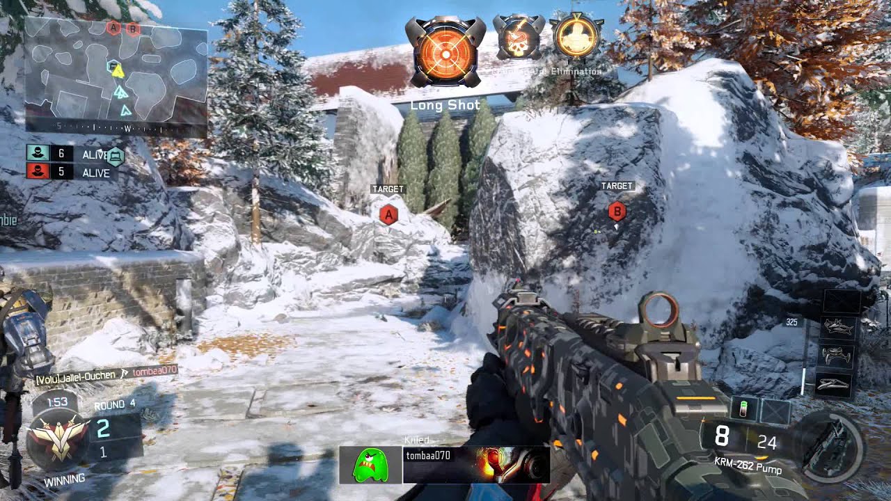 Across the map Tommahawk on the map Stronghold S&D !! BO3 - YouTube