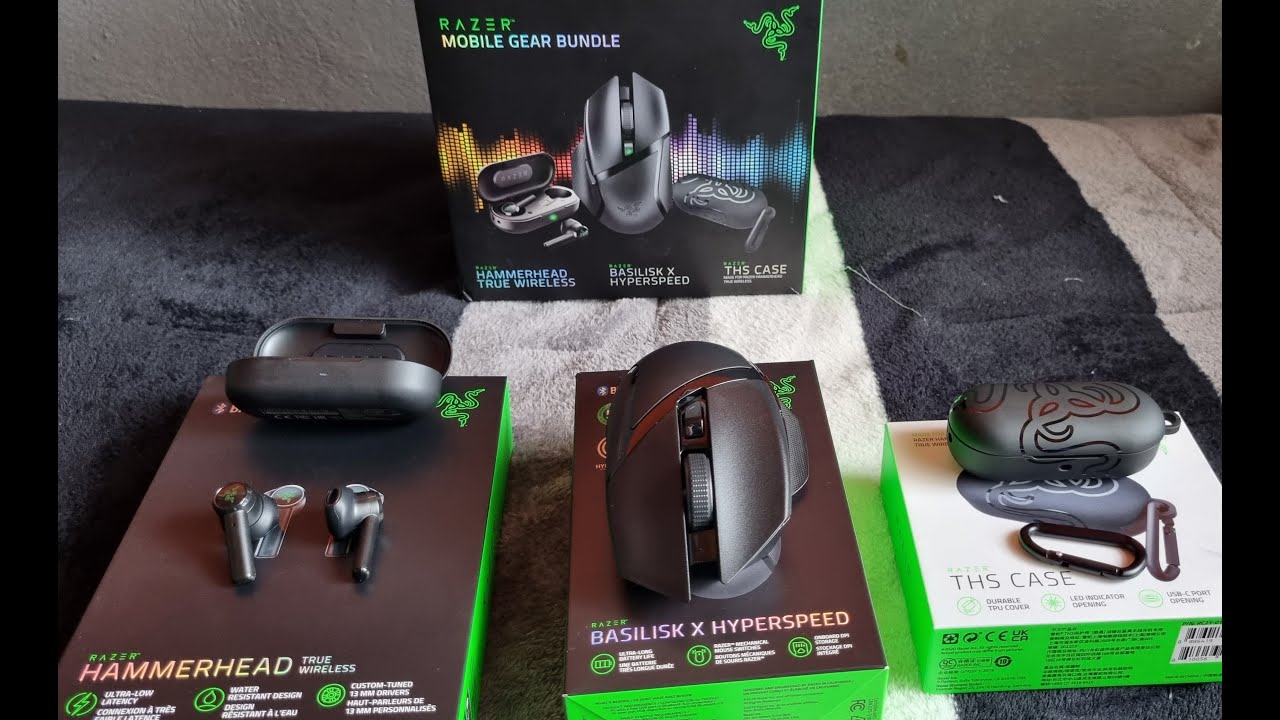 UNBOXING RAZER MOBILE GEAR BUNDLE - ENSEÑANDO LAS NUEVAS COSITAS - YouTube