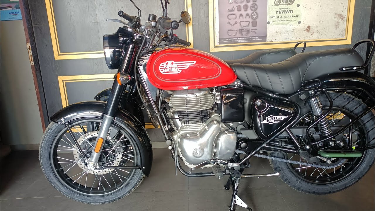 2024 Royal Enfield Bullet 350 New Model Launch Bullet 350 Red royal ...