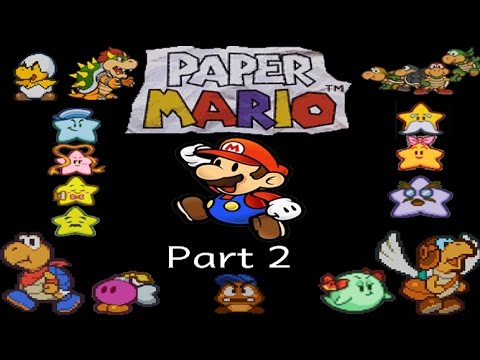 Let's Play Paper Mario 64: Part 2 - Some Goombas , Jr. Troopa , and a ...
