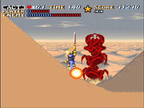 ActRaiser boss 5 - YouTube