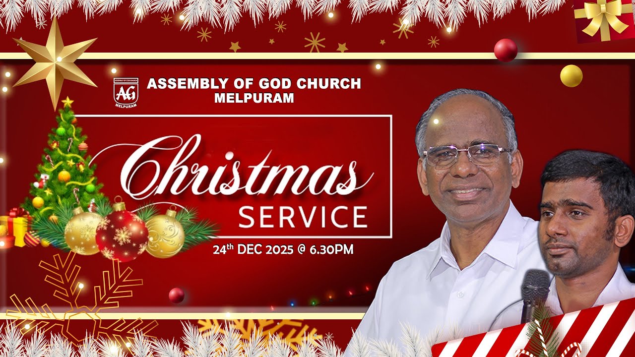 Christmas Service AG Church Melpuram @ 6.30Pm 24th Dec 2025 - YouTube