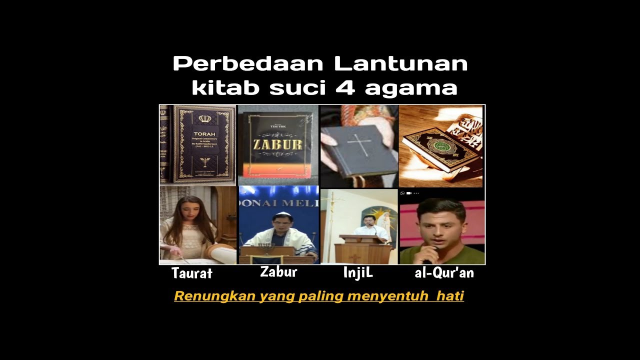 Perbedaan Kitab Suci 4 Agama | Taurat - Zabur - Injil - al Qur'an | # ...
