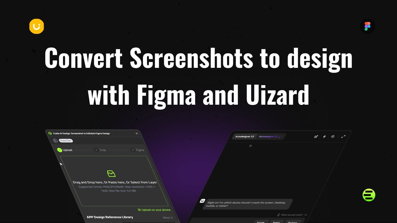 Convert Screenshots to editable designs using Figma plugin and Uizard ...