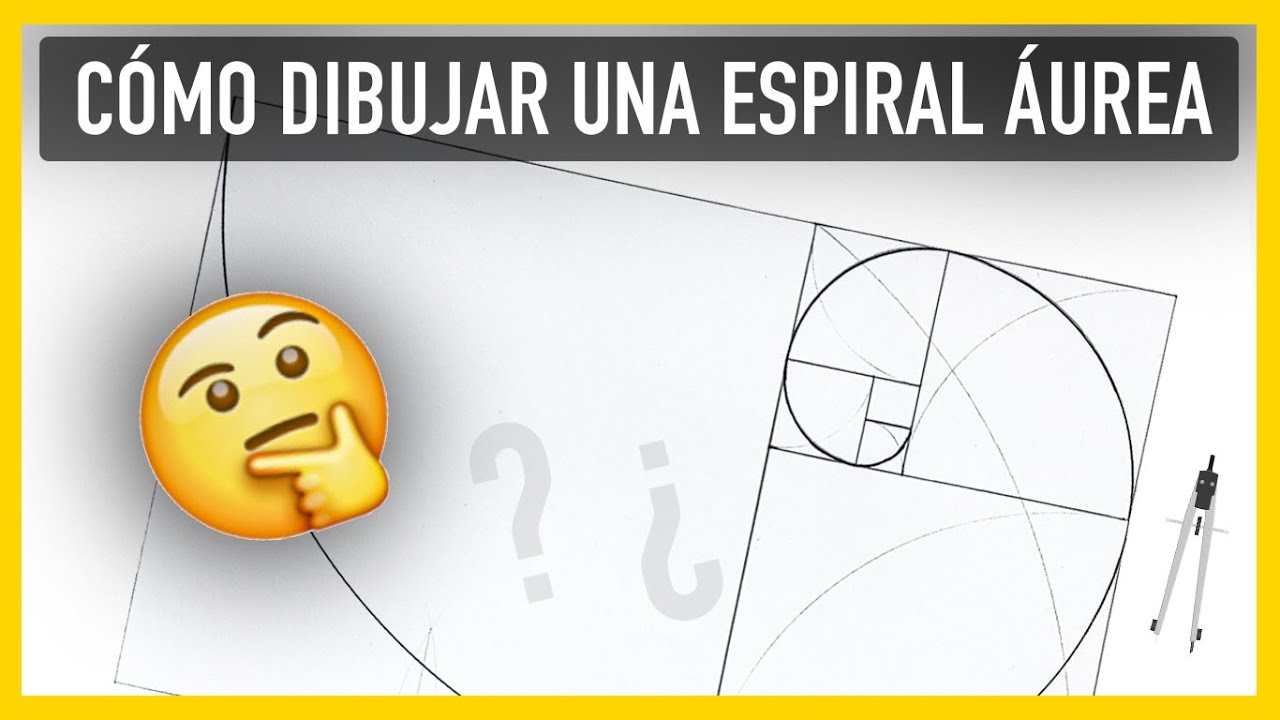 Cómo hacer una espiral áurea - Rectángulo Áureo - YouTube