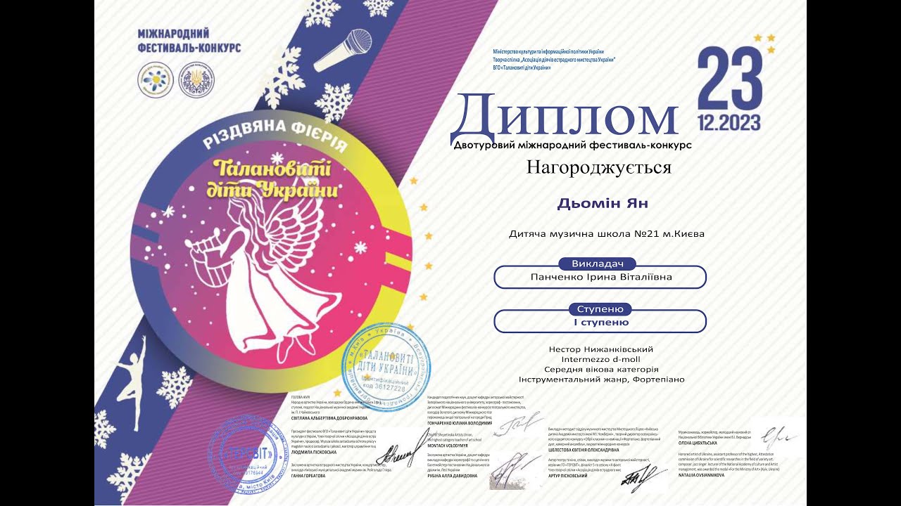 15 12 2023 Фридерик Шопен Ноктюрн до диез минор №20 Нестор