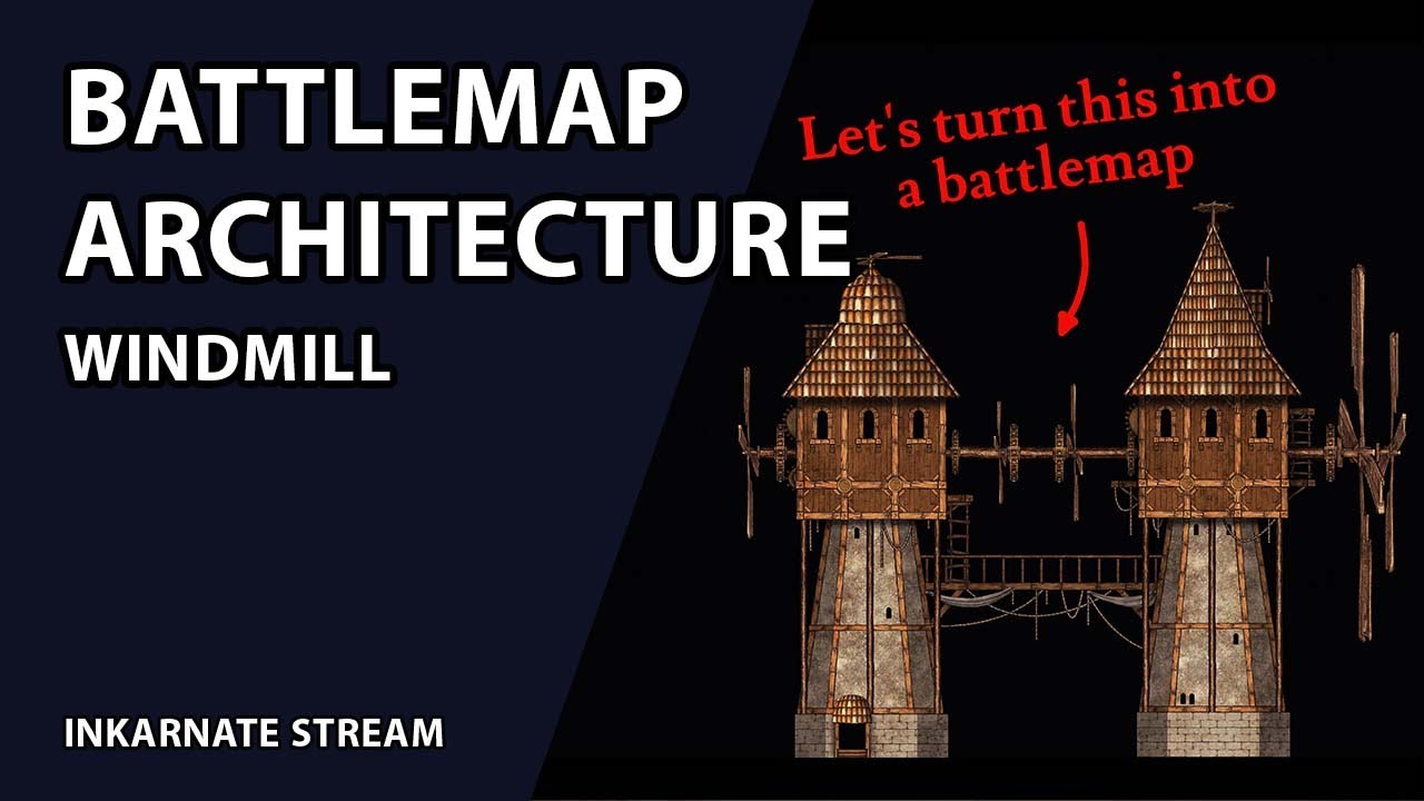 Battlemap Architecture: Windmill - YouTube