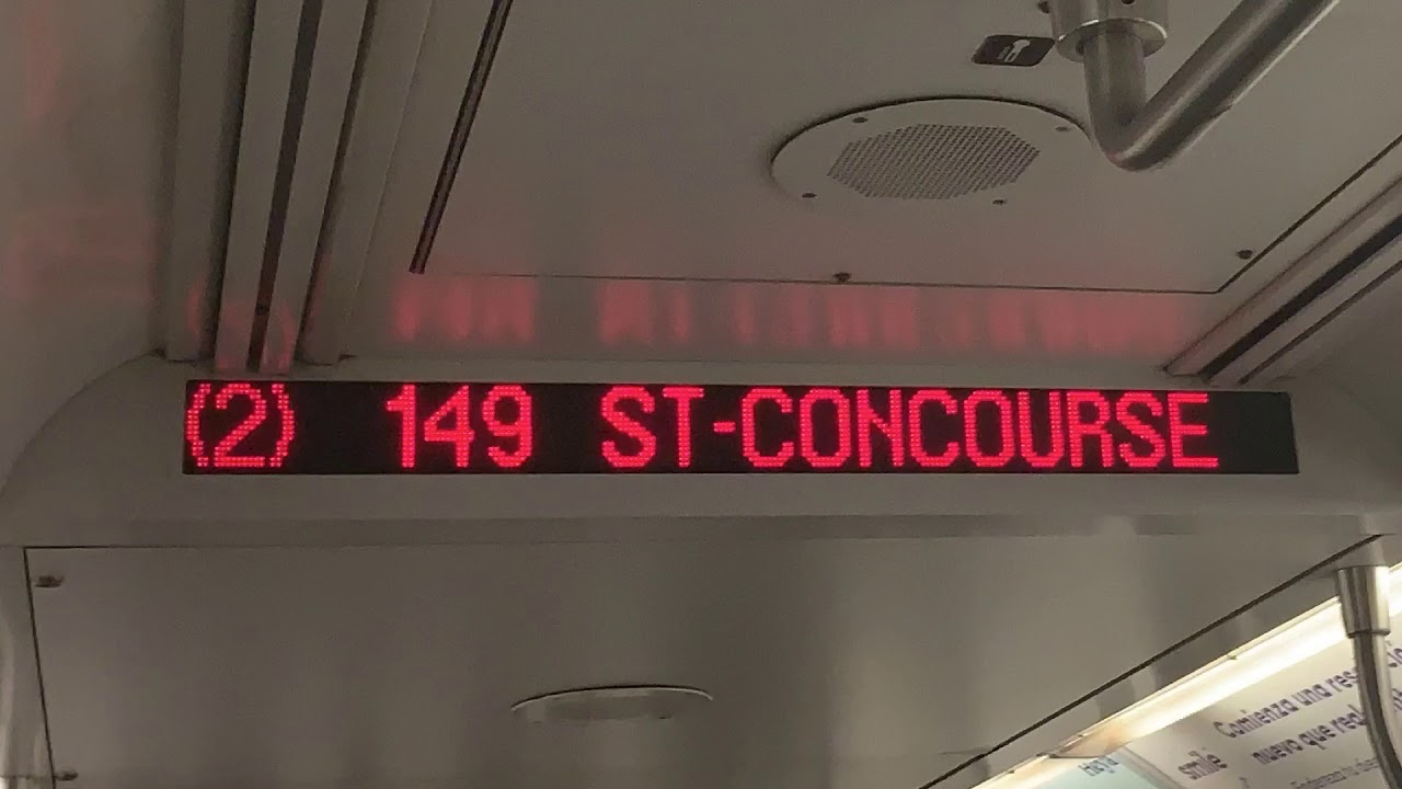 MTA Subway - (2) To 149 St-Grand Concourse Announcement *Read ...