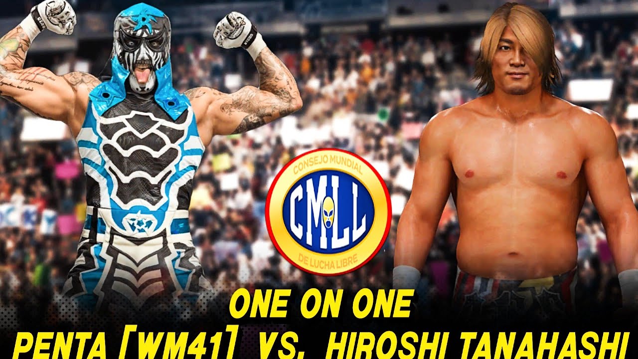 WWE 2K25 - PENTA VS HIROSHI TANAHASHI - YouTube