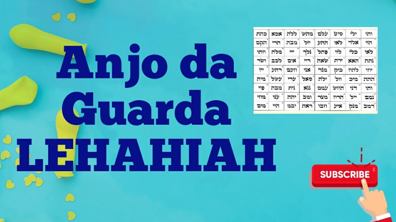 Anjo da Guarda do dia 08/02- Anjo LEHAHIAH. - YouTube