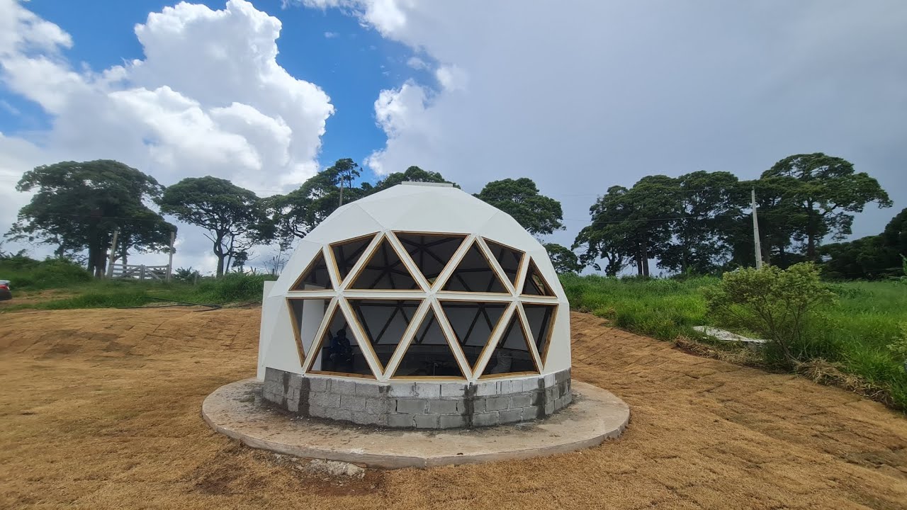 Domo Geodésico 29 metros quadrados @domosgoldd - YouTube