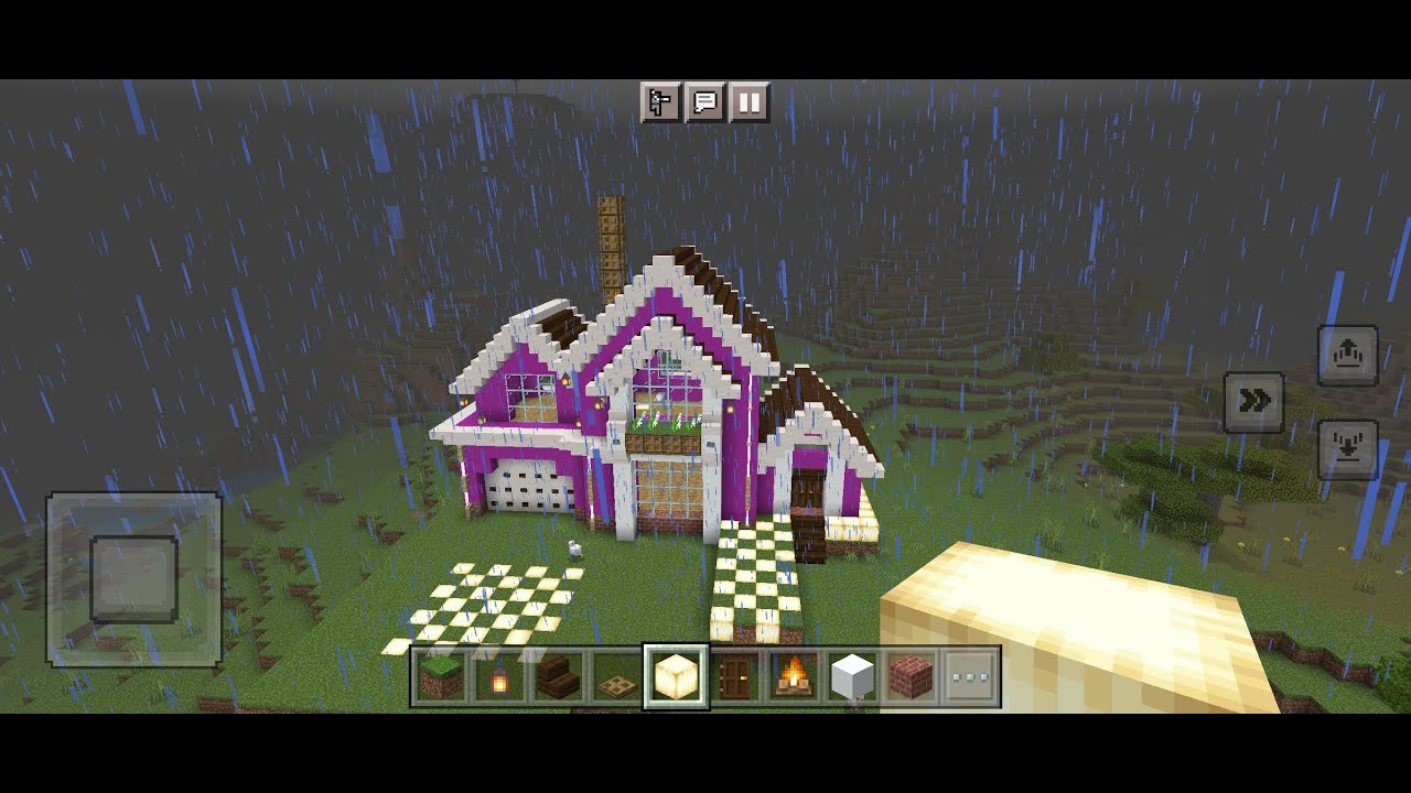 Minecraft How to Build Easy Modern House Noob Vs Pro tutorial Making ...