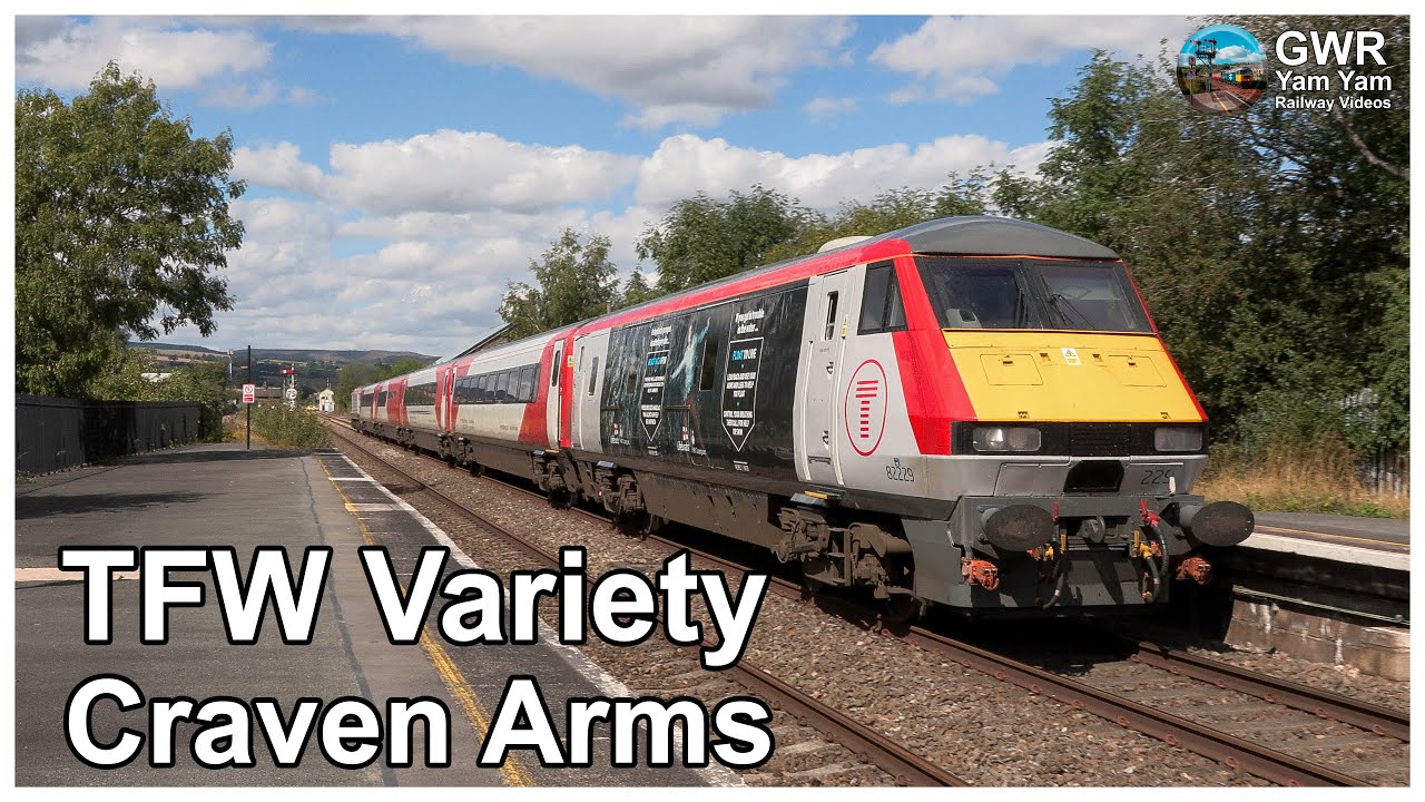 TfW variety at Craven Arms Station (Canon XF605) - YouTube