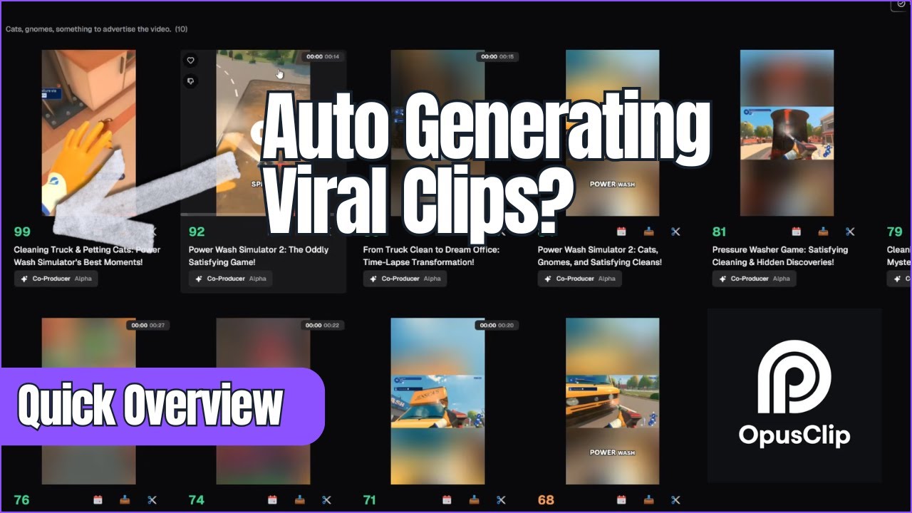 OpusClip: Turn Long Videos into Shorts (Quick Guide) - YouTube