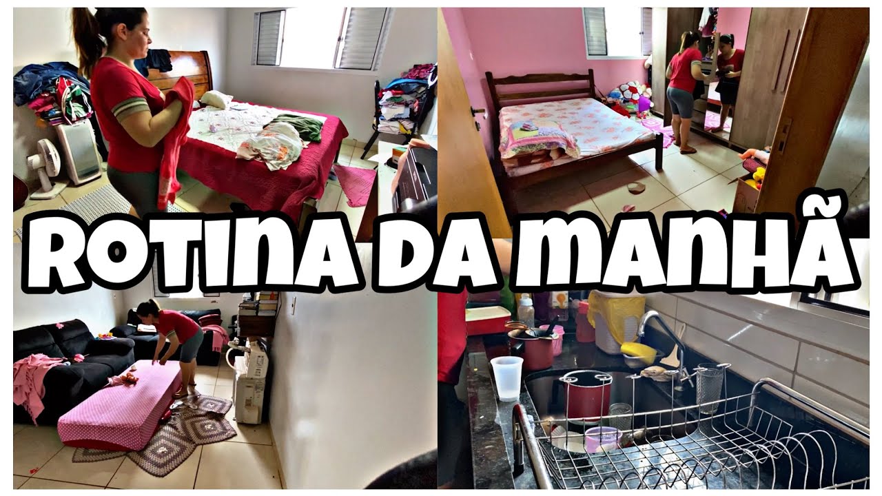 Rotina da manhã || Organização do lar 🥰 - YouTube