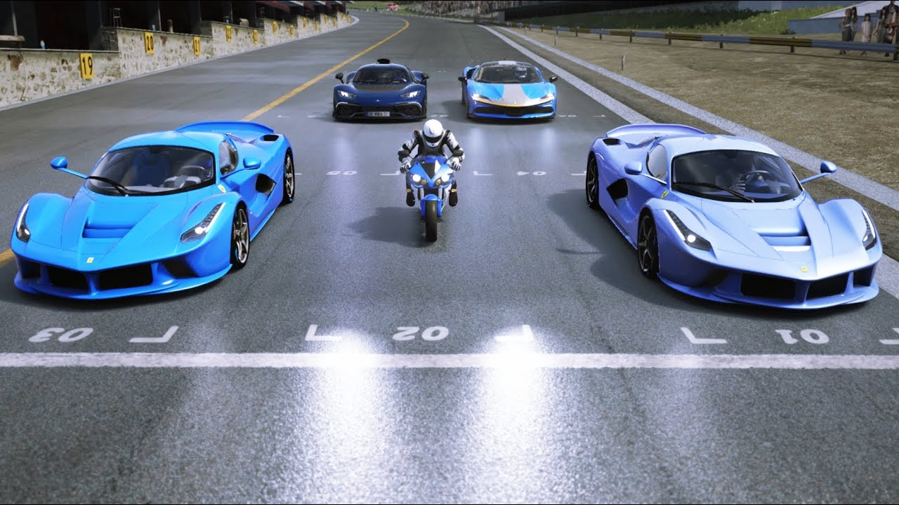 Yamaha YZF R1 2008 vs Ferrari LaFerrari vs Mercedes-Benz AMG One vs ...