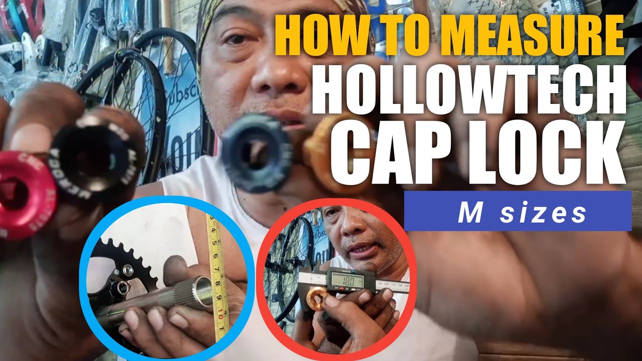 How to measure your hollowtech crank Cap lock bolt? 4 M sizes # ...