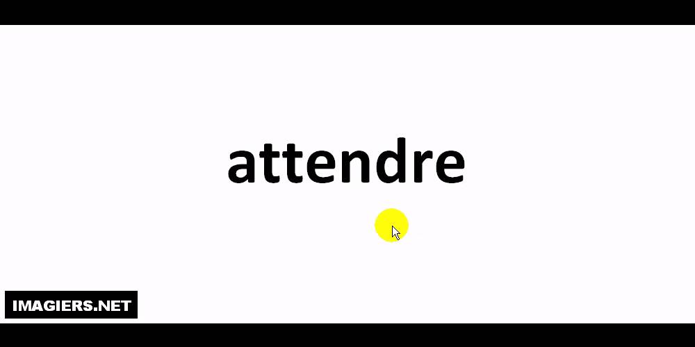 How to pronounce in French # attendre - YouTube