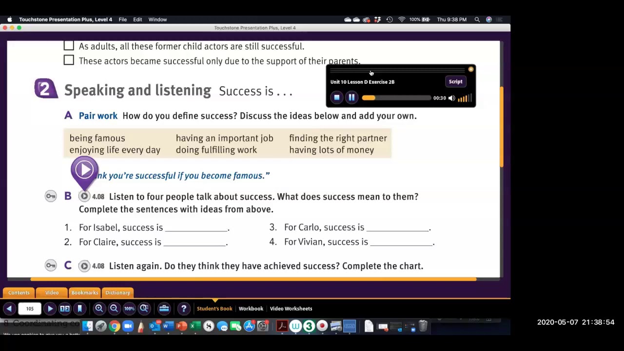 Level 4 Unit 10 Lesson D - YouTube