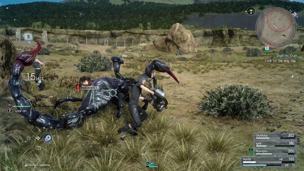 Final Fantasy XV - Reaperking (Strong Enemy Encounter) - YouTube