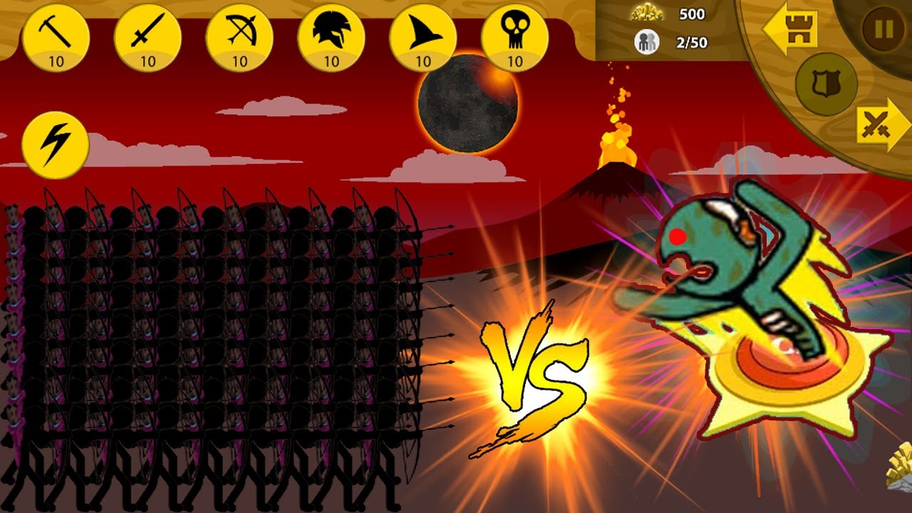 Stick War Legacy Mod | 999999999+9 Archidon Vamp vs Pouncer Dead Part 3 ...