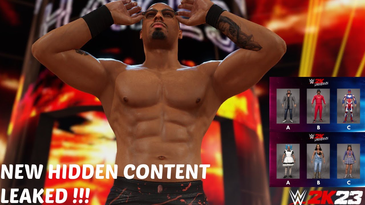 WWE2K23: NEW CONTENT LEAKED(HUGE NEW ROSTER REAVELS, SCREENSHOTS ...