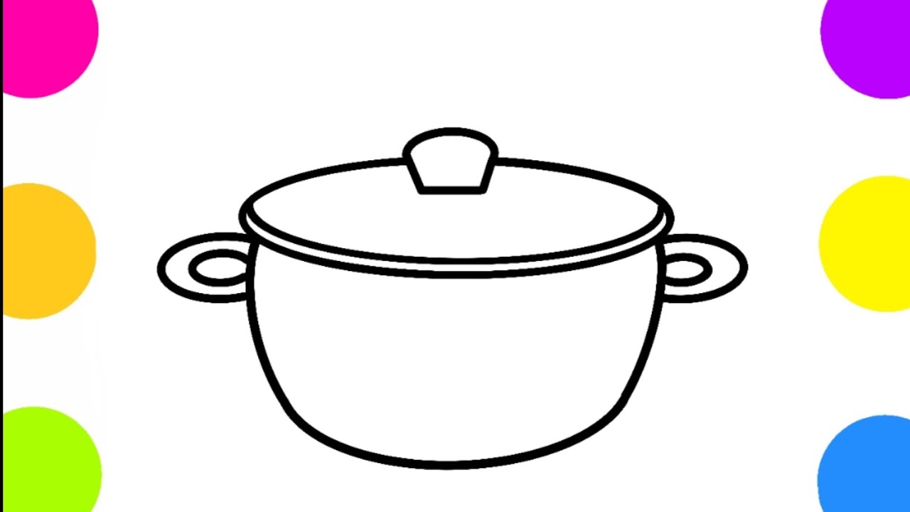 Como desenhar uma panela - Desenhos infantis - YouTube
