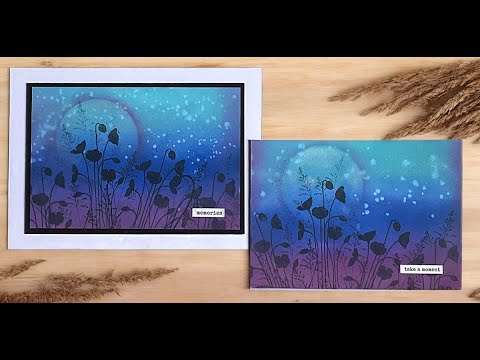 Magical Wild Poppies by Jo Rice - A Lavinia Stamps Tutorial - YouTube