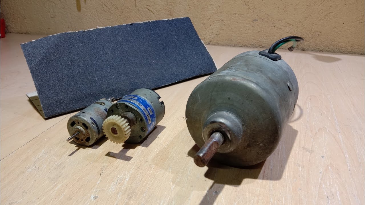 2 AMAZING SANDING MACHINE | DC MOTOR - YouTube