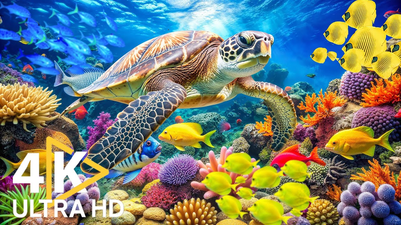 Dive Into the Mesmerizing Underwater Realm-Marvel at Sea Animal in The ...