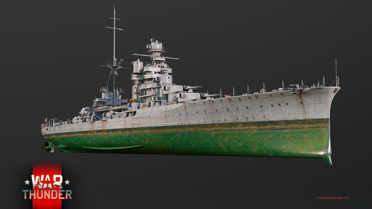 War Thunder - Upcoming Content - Zara-Class Heavy Cruiser - YouTube