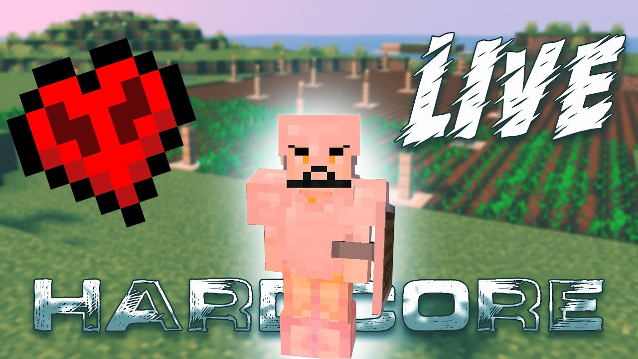 Minecraft Hardcore LIVE DAY 2 - YouTube