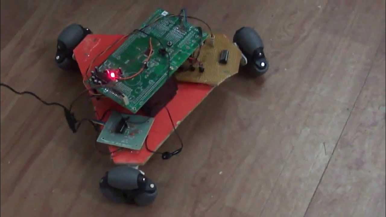 OMNI DIRECTIONAL ROBOT CONTROLLED THROUGH MOBILE - YouTube
