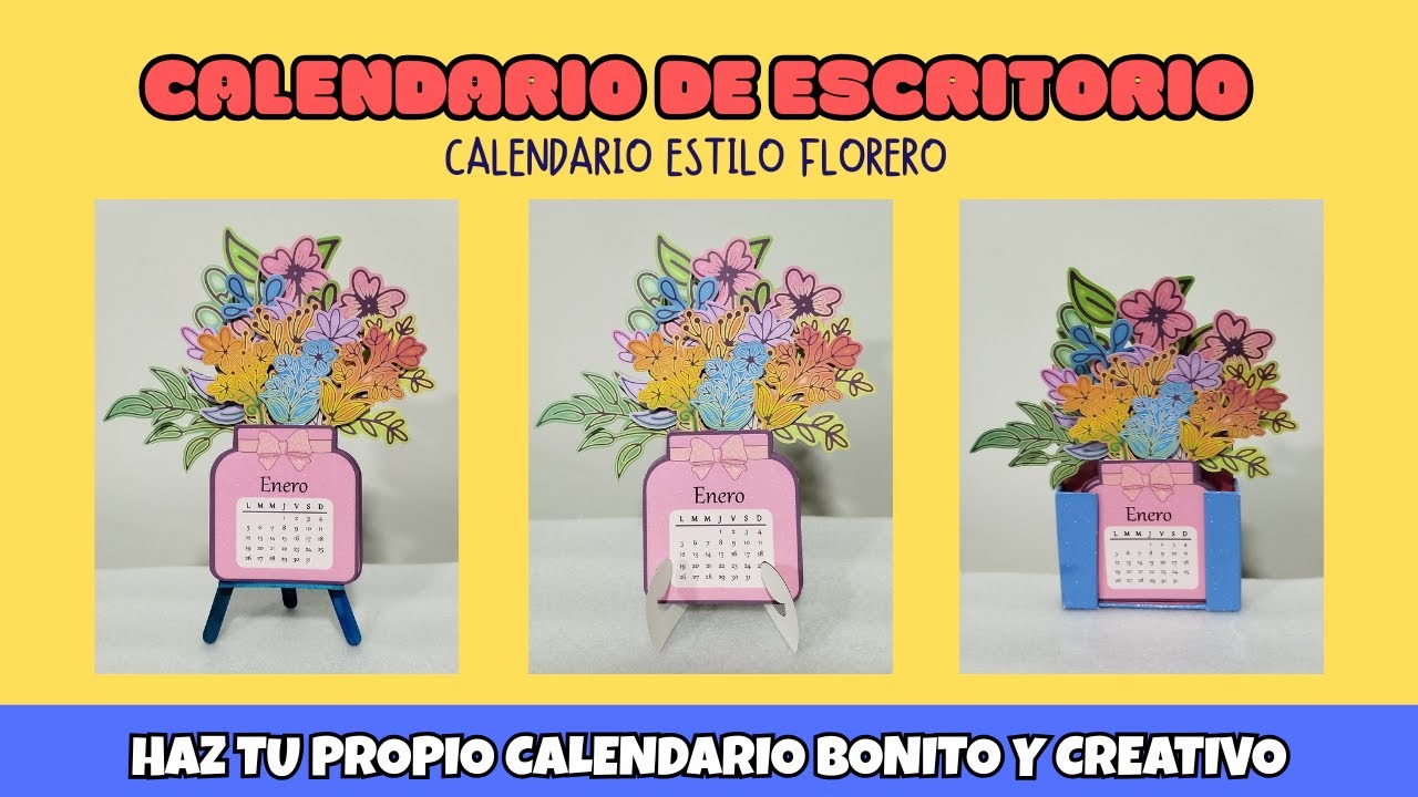 Haz tu Propio Calendario Florero: Decorativo, Práctico y Súper Original ...