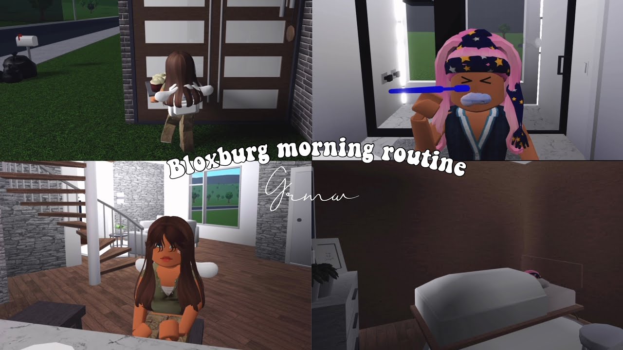 BLOXBURG MORNING ROUTINE I ROBLOX - YouTube
