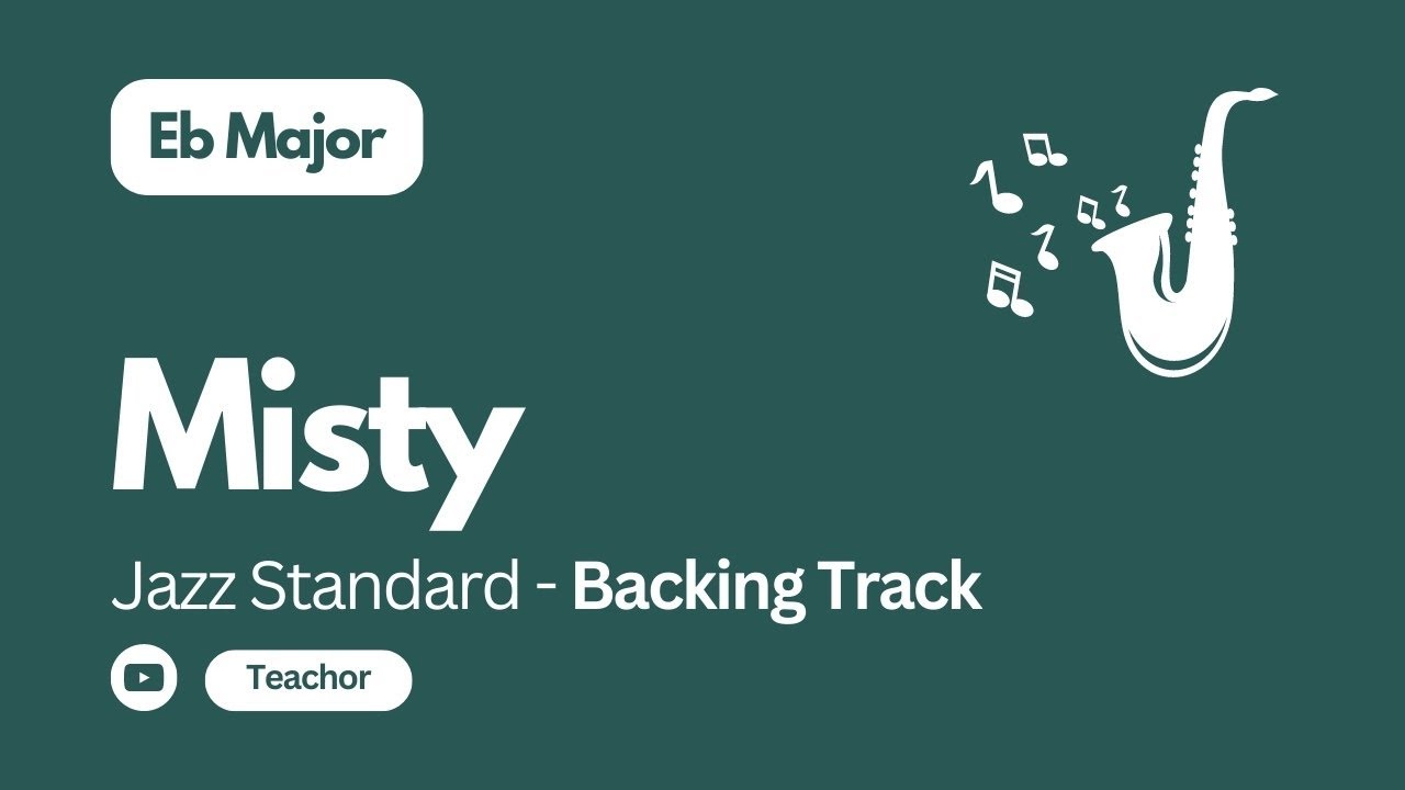 Misty - Backing Track (Play Along) - YouTube