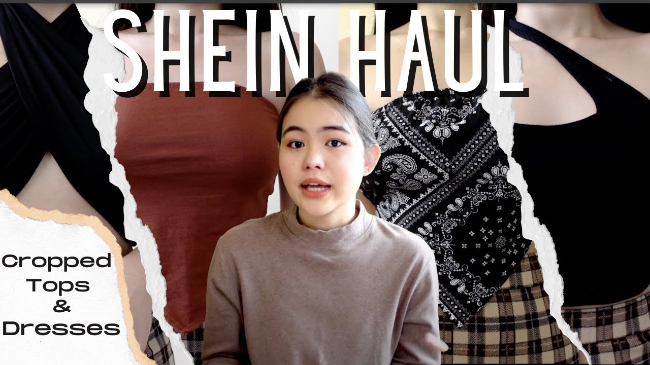 CHEAP SHEIN TRY ON HAUL (Cropped evening crop tops and dresses) 2022 ...