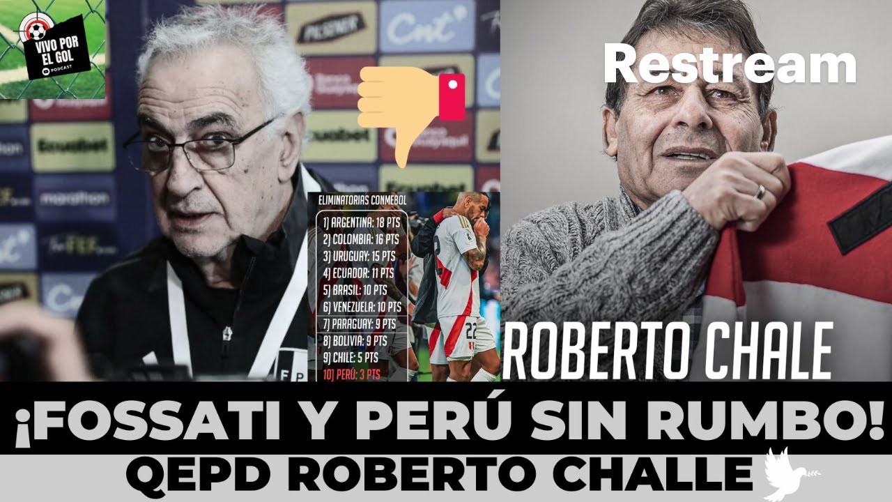 🔴⚽¿FOSSATI SE TIENE QUE IR DE LA SELECCIÓN? / ROBERTO CHALLE PRESENTE 🙏 ...