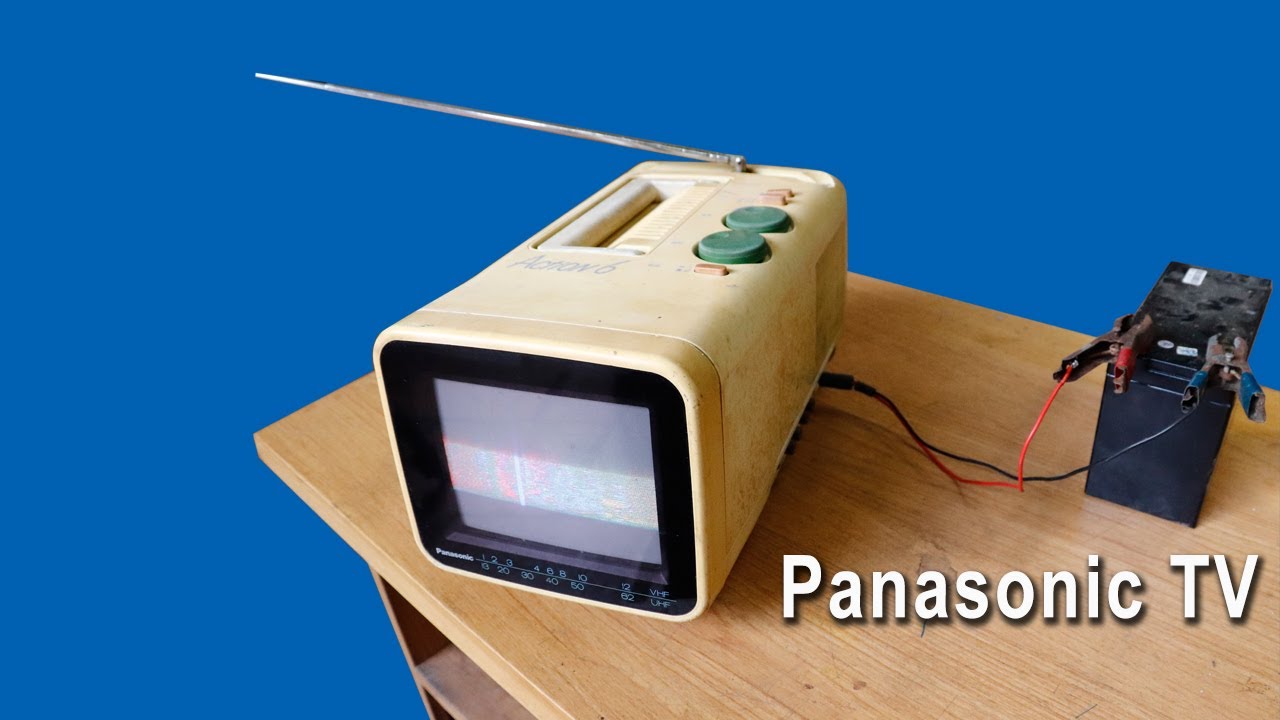 Restoration Mini Panasonic Television very old model, Restoring old TV ...