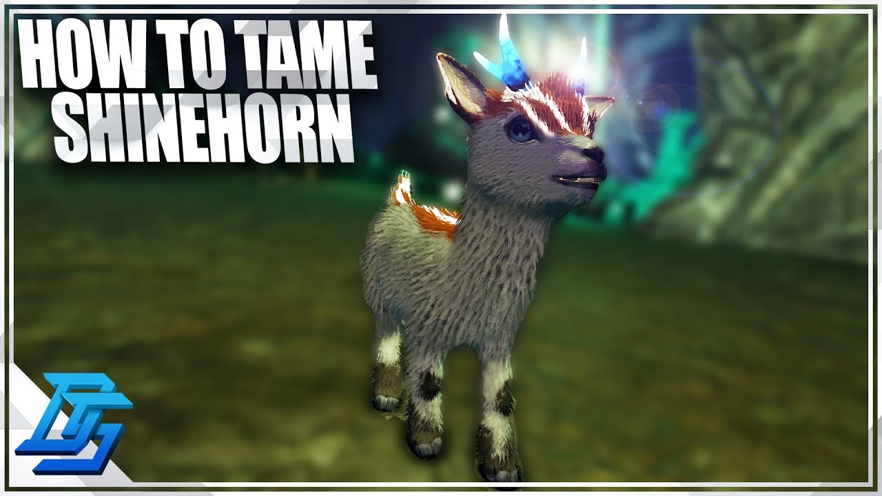 HOW TO TAME AND FIND SHINEHORN, Goat tame! - Ark Survival Evolved ...