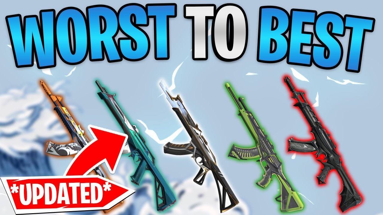 *UPDATED* Ranking Every VANDAL SKIN in VALORANT From Worst to Best ...
