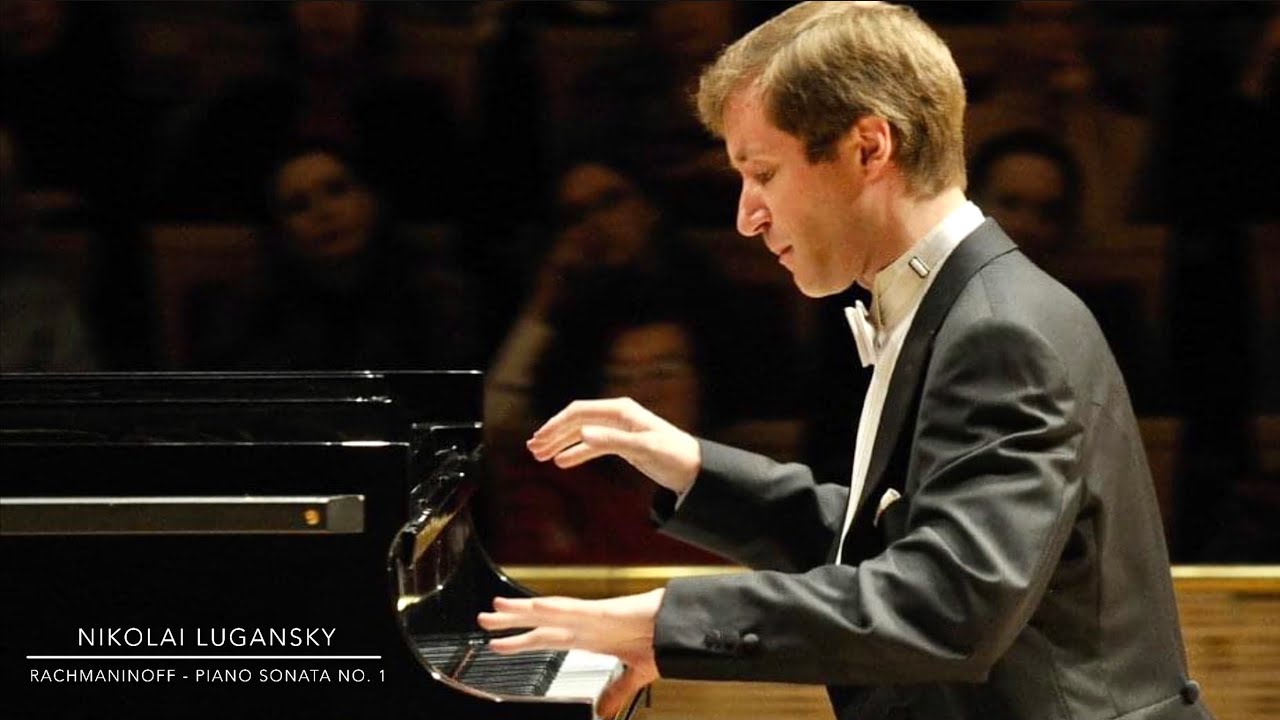 Lugansky - Rachmaninoff Piano Sonata No. 1 - Live - YouTube