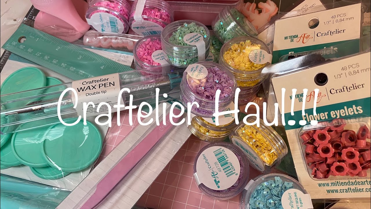 My 1st Craftelier Haul! So many fun crafty items! Come see what I got ...