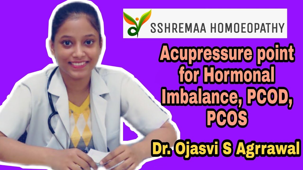 Acupressure point for Hormonal Imbalance, PCOD, PCOS - YouTube