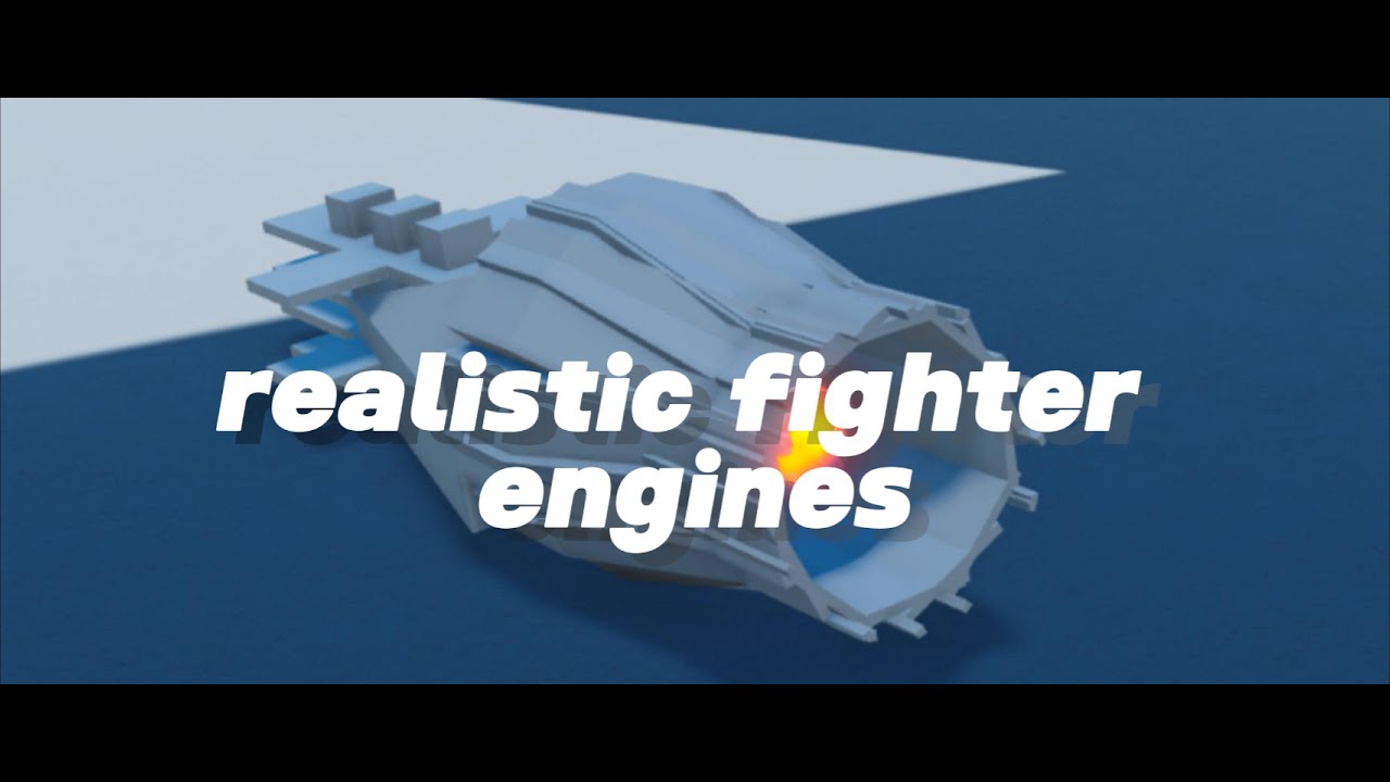 Realistic fighter jet engines tutorial (Plane crazy) - YouTube