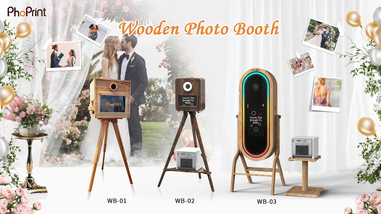 PhoPrint offers a variety of portable wooden photo booths for you # ...